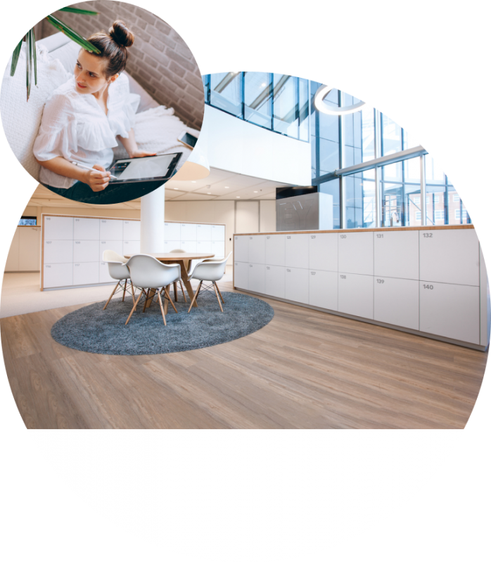 The Smart Locker System for the Flexible Workplace