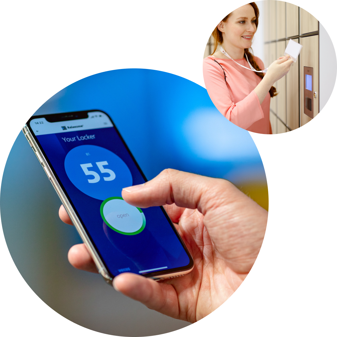 Self-Service, Secure, Cloud-Based Smart Locker System for workplaces